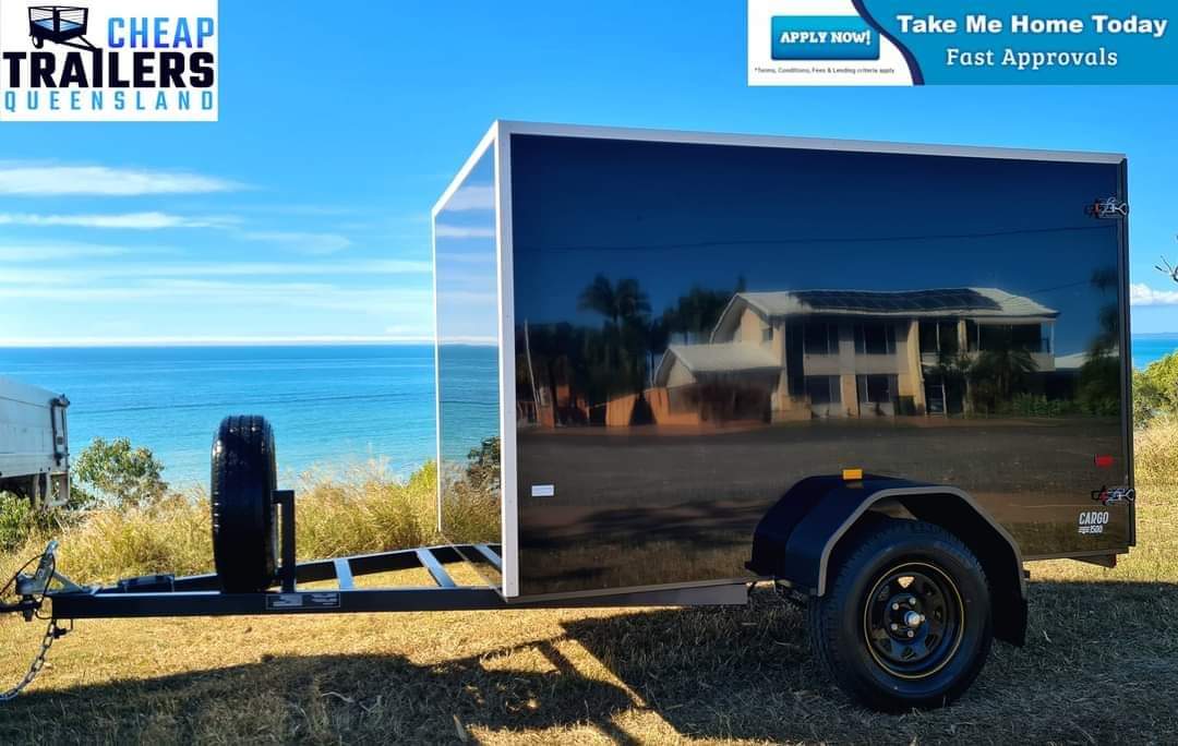 AUSTRALIAN Made 8x5 Enclosed 750kg ATM Cargo Trailer 1500mm High ...